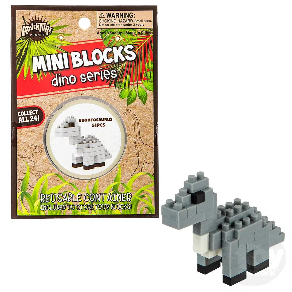 Brontosaurus - Mini Blocks - Adventure Planet – The Red Balloon Toy Store