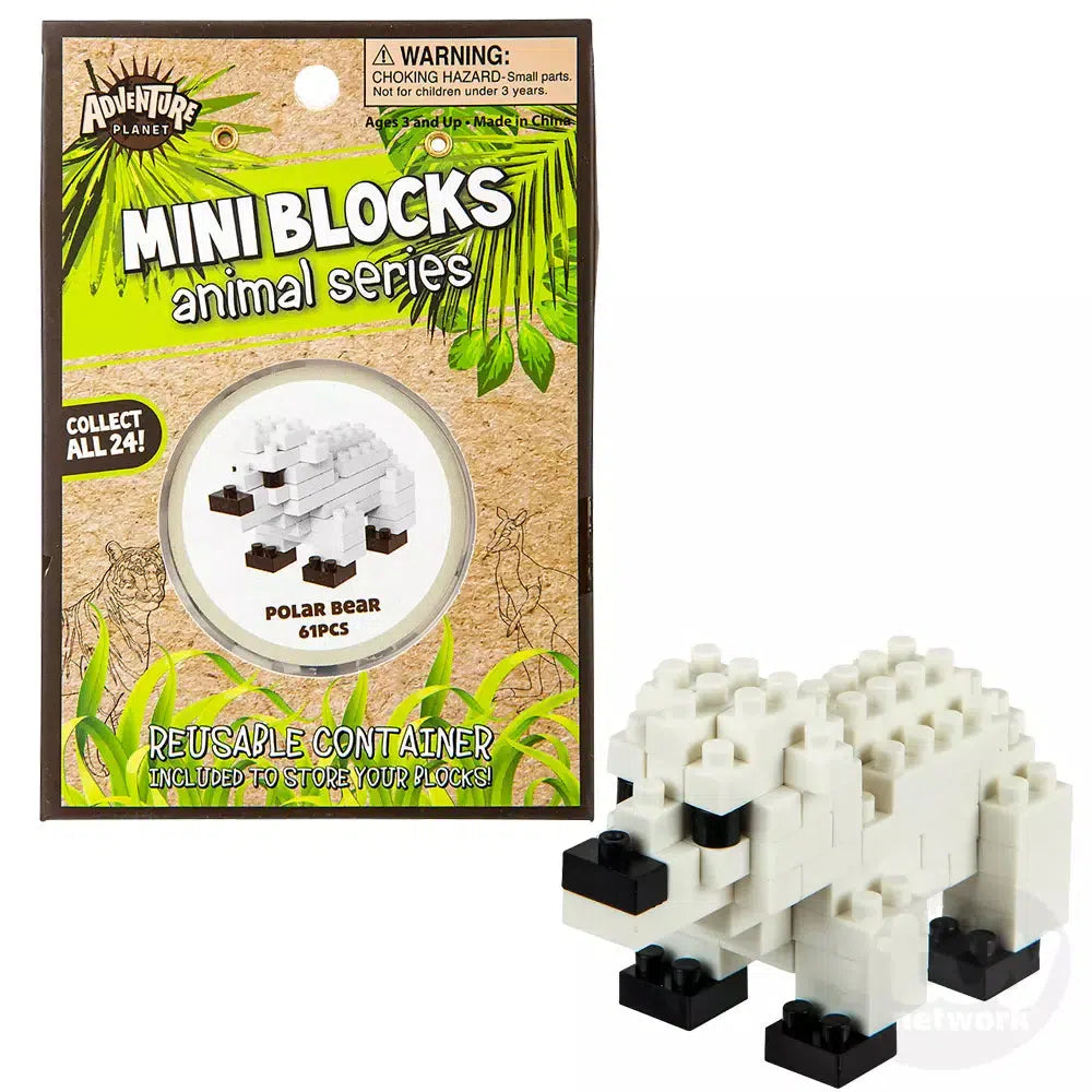 Polar Bear - Mini Blocks - Adventure Planet – The Red Balloon Toy Store