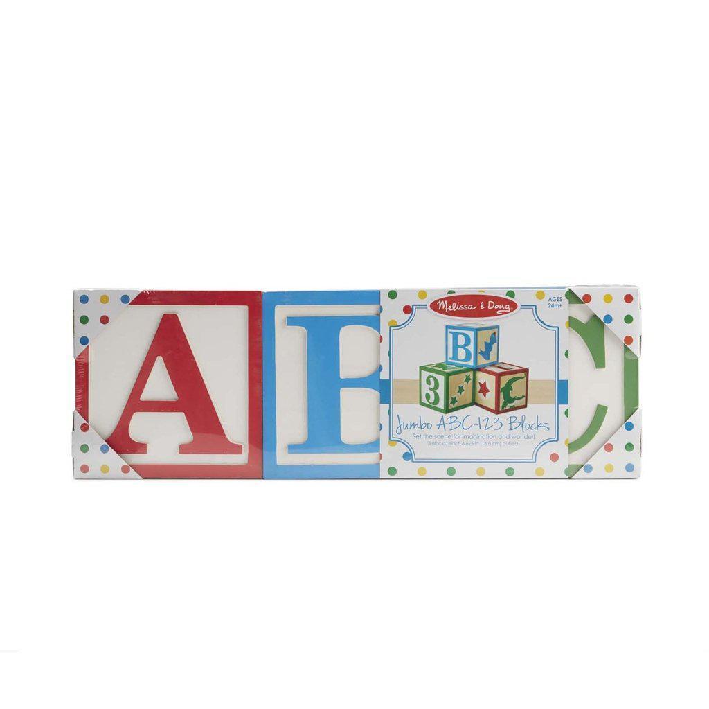 Jumbo Wooden ABC-123 Blocks - Classic – The Red Balloon Toy Store