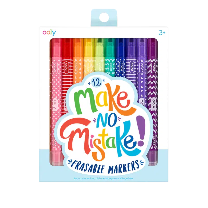 Make No Mistake Erasable Markers - Ooly – The Red Balloon Toy Store