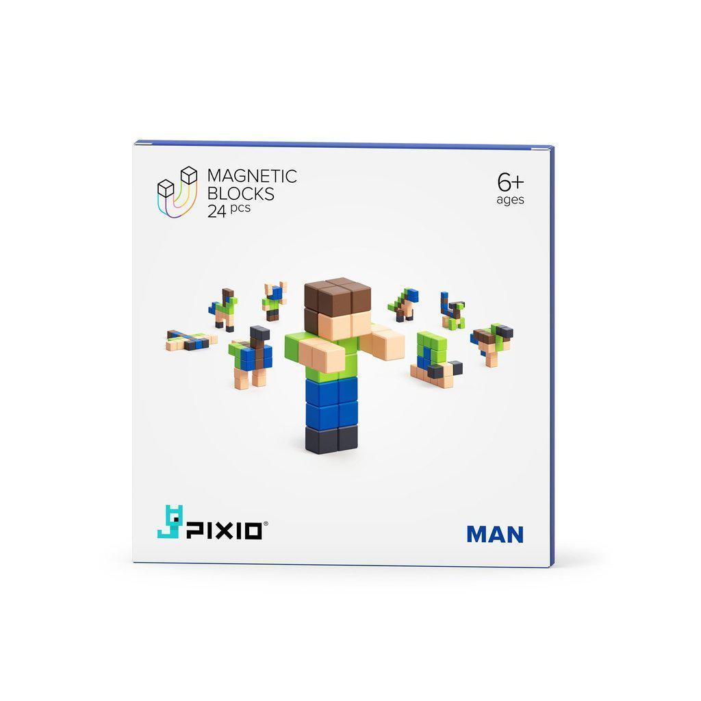 Man - 24 Blocks - Pixio – The Red Balloon Toy Store
