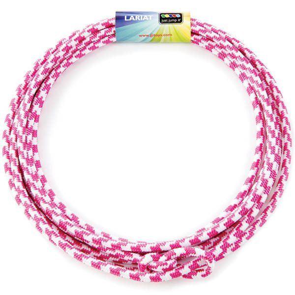 Raspberry and White Lariat Lasso 20' - Just Jump It – The Red Balloon ...
