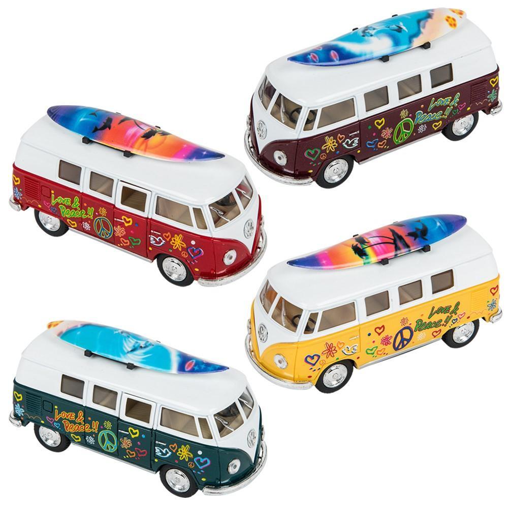 VW Bus with Surfboard - The Toy Network – The Red Balloon Toy Store